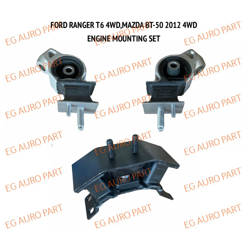 (PREMIUM QUALITY) ENGINE MOUNTING SET FORD RANGER T6 2.2 3.2,MAZDA BT50 ...