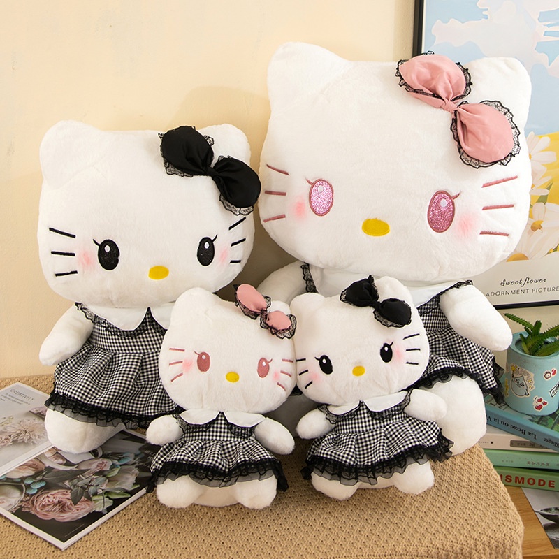 Hello kitty cat plush toy doll cute hello kitty plushie doll kid ...