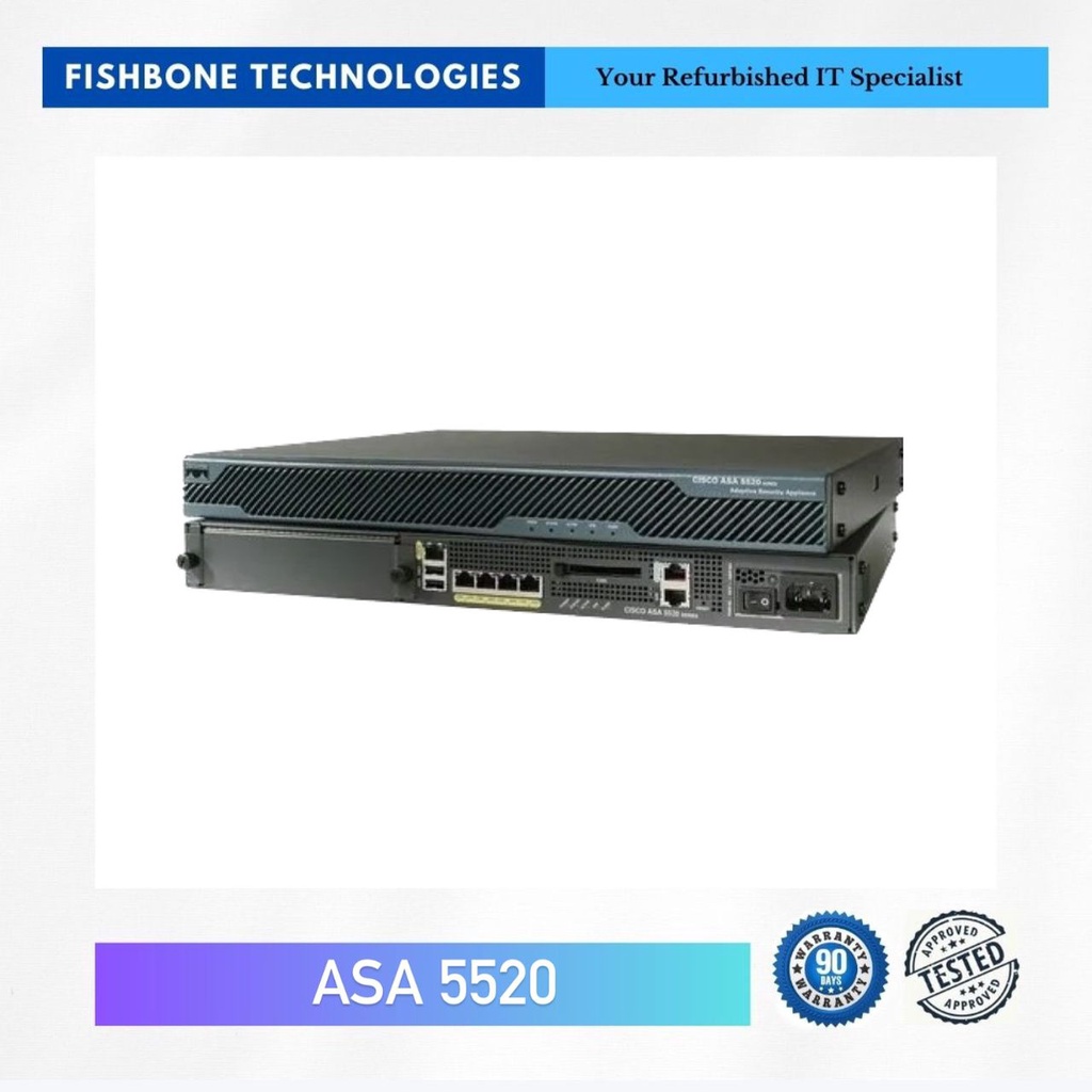 Refurbished Cisco ASA 5520 Adaptive Security Appliance (One Last Unit ...