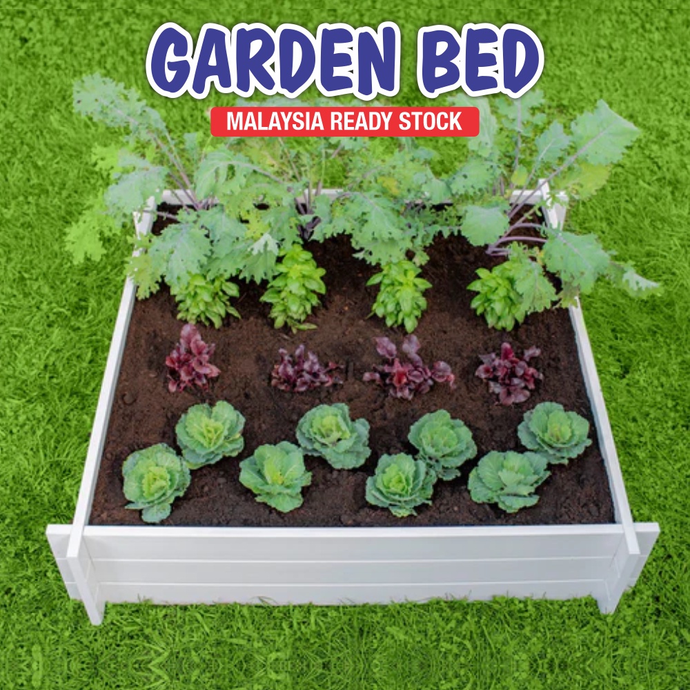 Waterproof raised garden bed planter box flower rack balcony gardening ...