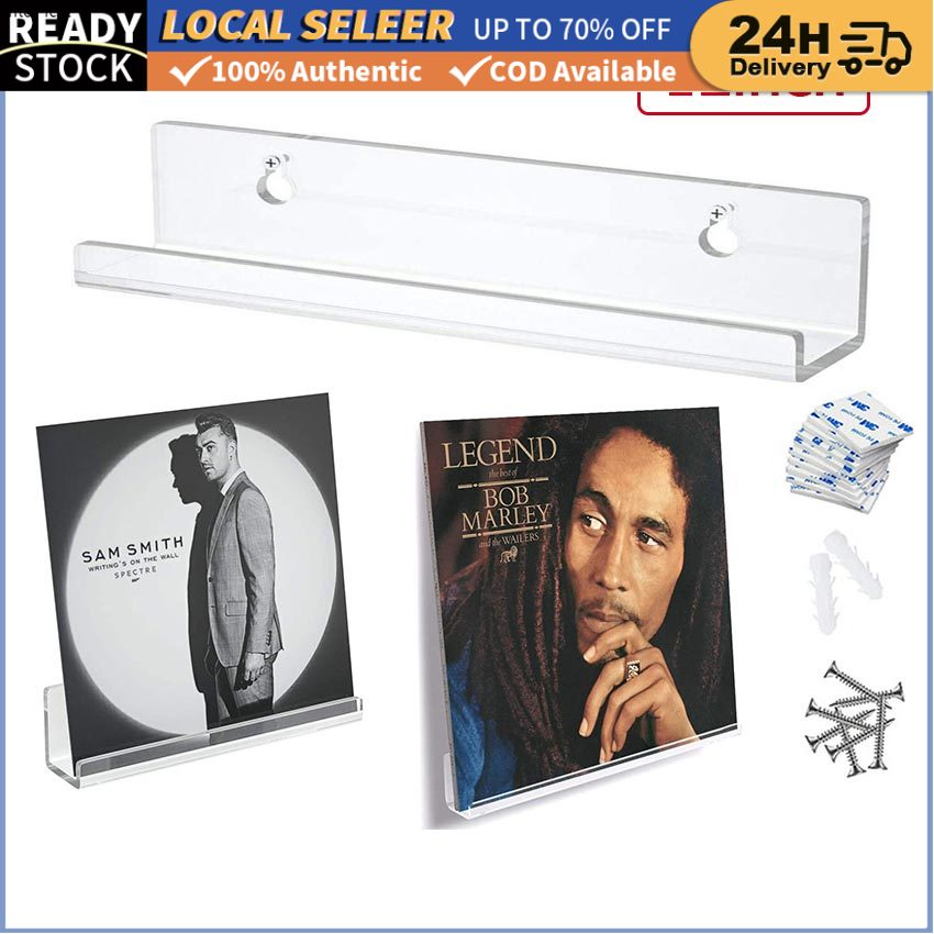 U-shaped Modern Picture Ledge Display Toy Storage Acrylic Record Wall ...
