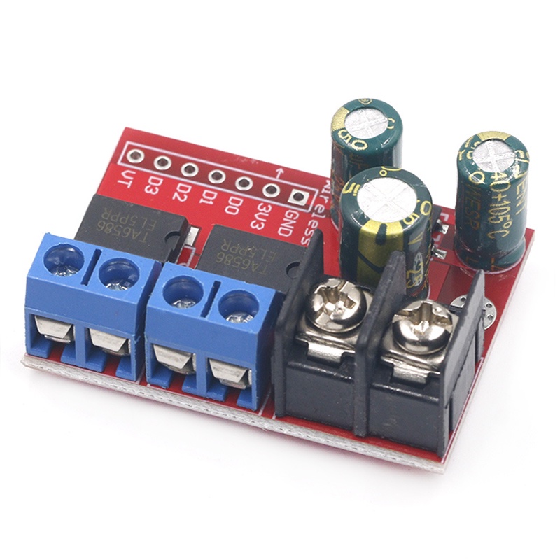 Voltage reverse PWM speed control dual super L298N 5AD H-bridge remote ...