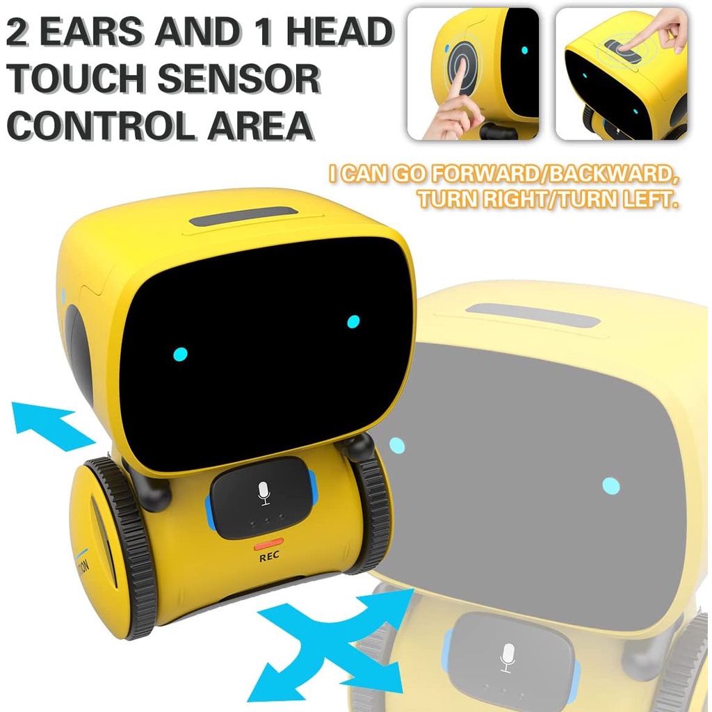 Emo Robot Smart Robots Dance Voice Command Sensor, Singing, Dancing ...