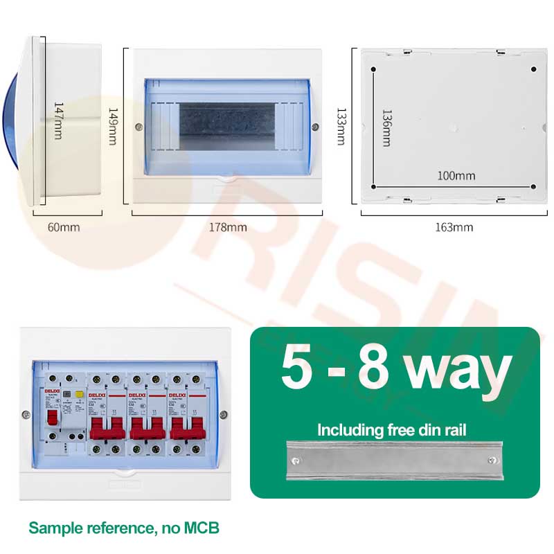 waterproof 2 way electric distribution box plastic distribution box ...
