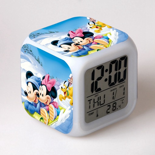 MINISO Disney's New Cartoon Mickey Minnie Donald Duck Colorful Alarm ...