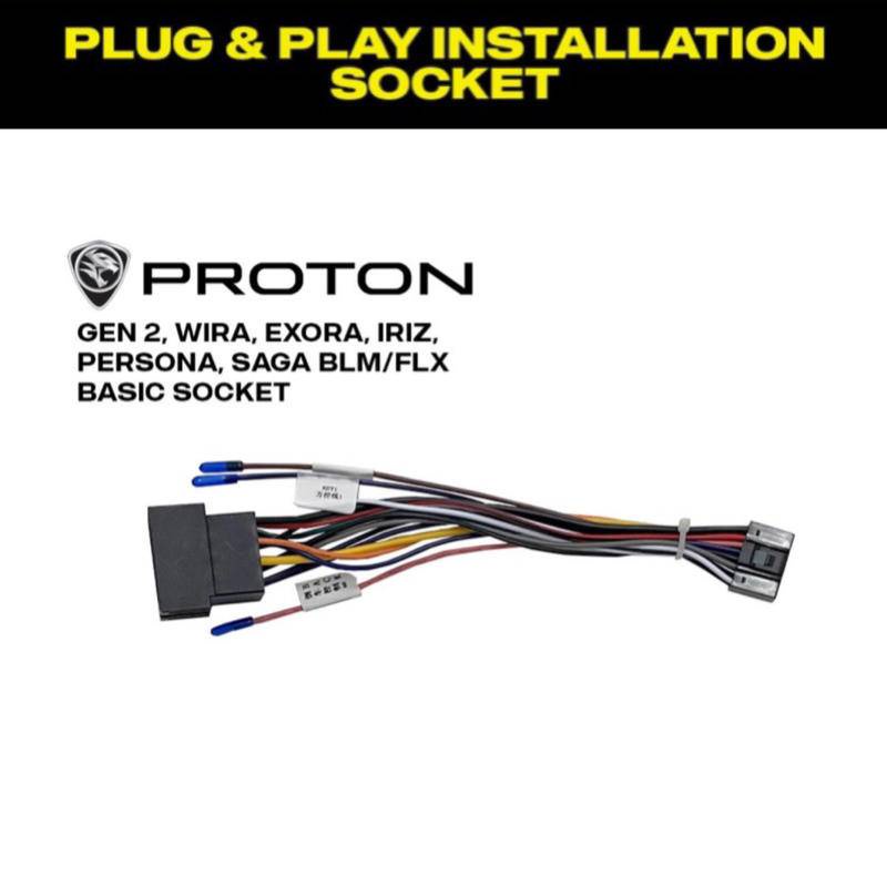 [PLUG AND PLAY] Android Player Casing with Socket - Proton Saga / Wira ...