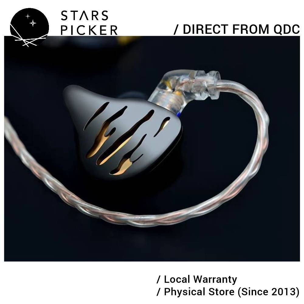 qdc TIGER Standard / Tiger-Customization (2022) 8 Drivers (6BA+2EST) Universal / Custom IEM ...