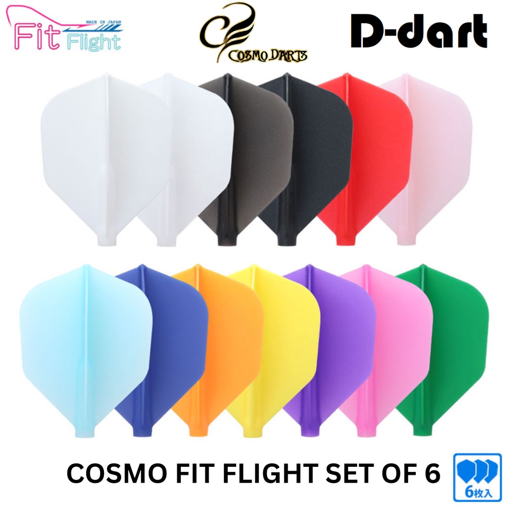 COSMO FIT FLIGHT - SET OF 6 SHAPE (SAYAP ARROW) | Shopee Malaysia