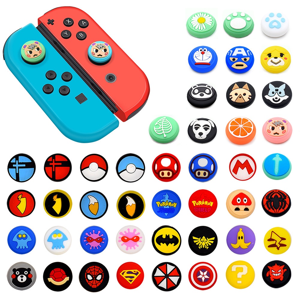 Switch Rocker Caps 1 Pair (2 pcs) Game Theme Design for Nintendo Switch ...