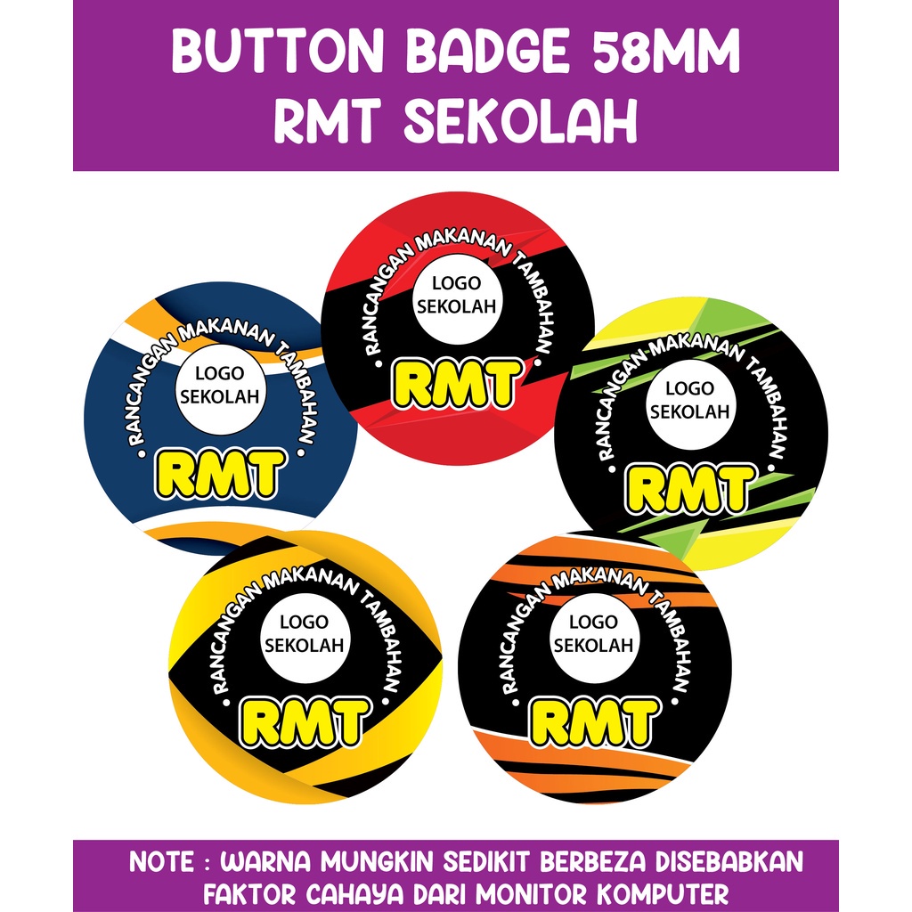 BUTTON BADGE SAFETY PIN - RMT | Shopee Malaysia