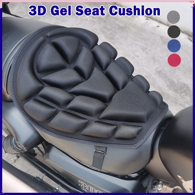 Motorcycle Seat Cushion 3D Comfort Gel Mat Motor Scooter Seat Cushion ...