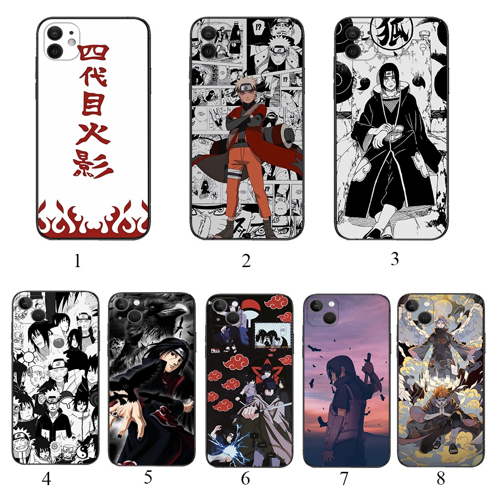 iPhone 15 15 Pro Max 15 plus IP9 anime naruto shippuden Soft black ...