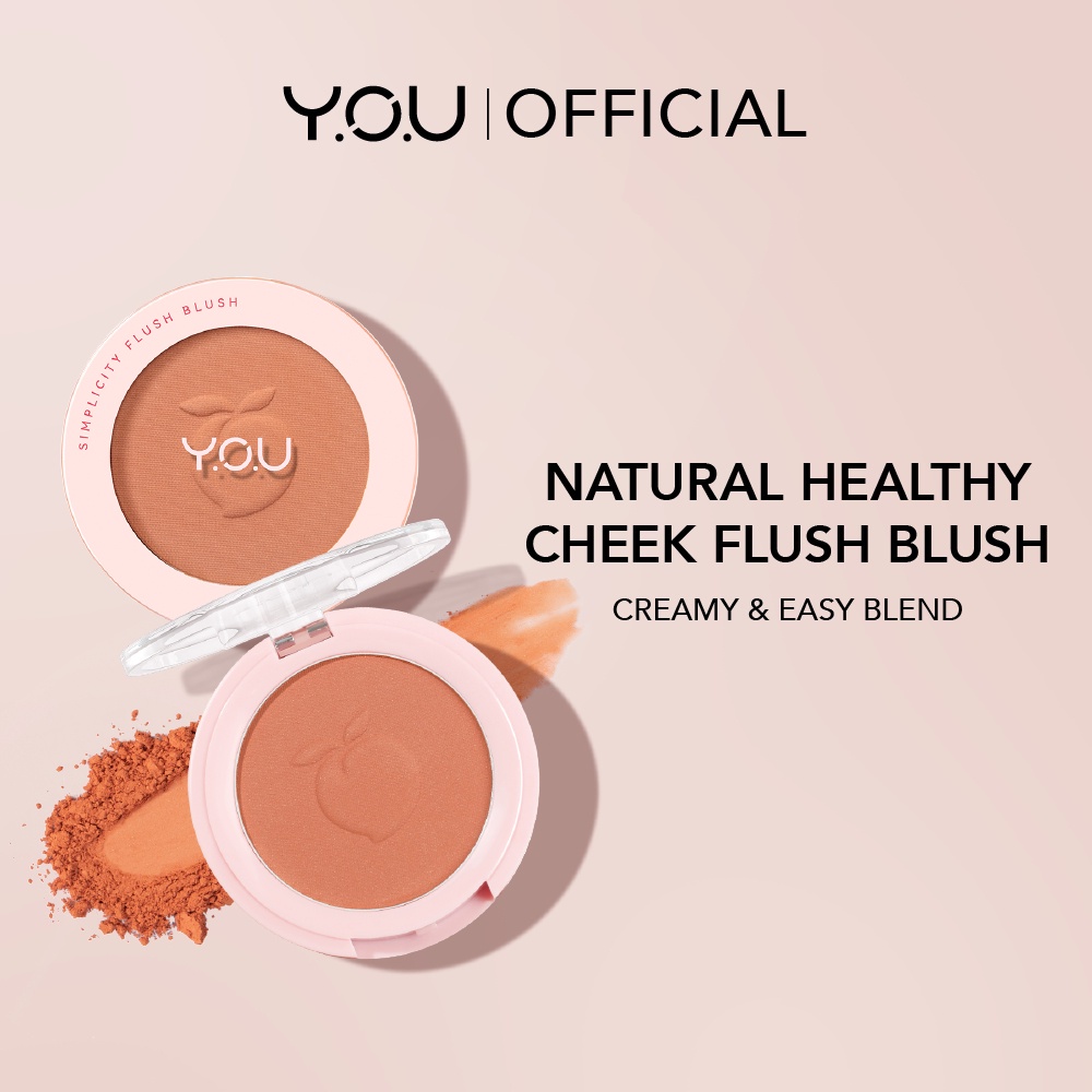 You Simplicity Flush Blush | Natural Face Cheek | Pigmented Powder ...