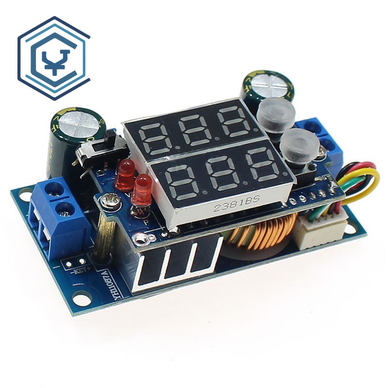 1PCS 5A DC-DC Digital Display Step Down Module CV CC 2 LED Buck ...