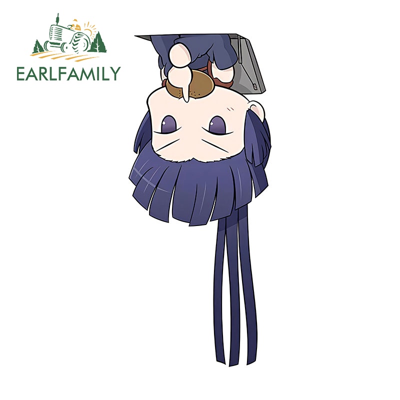 EARLFAMILY 13cm Akatsuki From Ceiling Car Stickers Creative Scratch ...