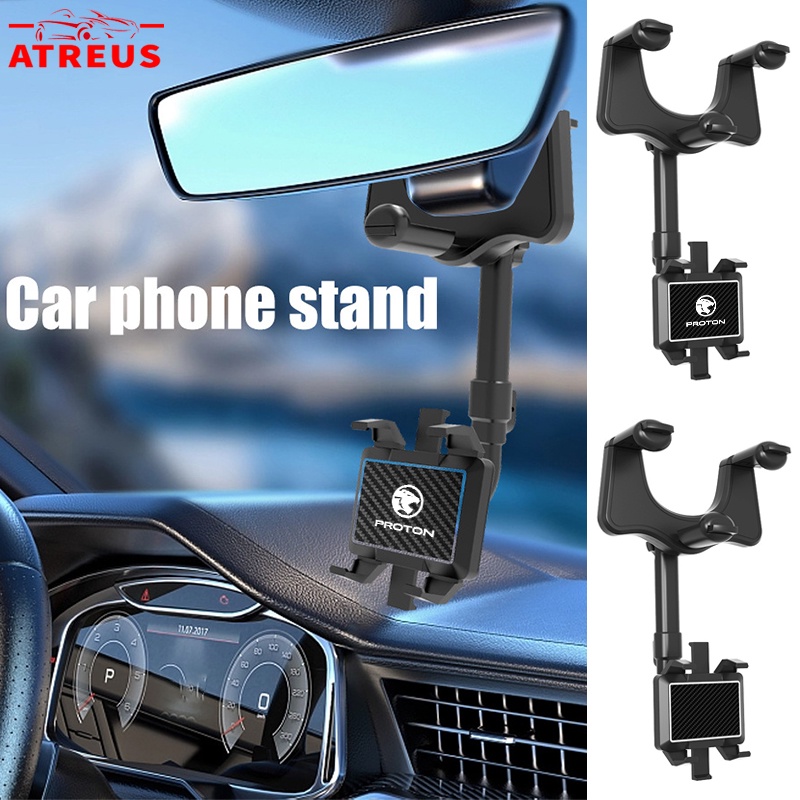 Proton In-Car Rear View Mirror Phone Holder Car Mirror Mount GPS DVR ...
