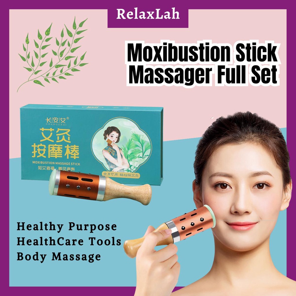 Portable Moxibustion Roller Moxa Stick Meridian Badan Body Massage ...