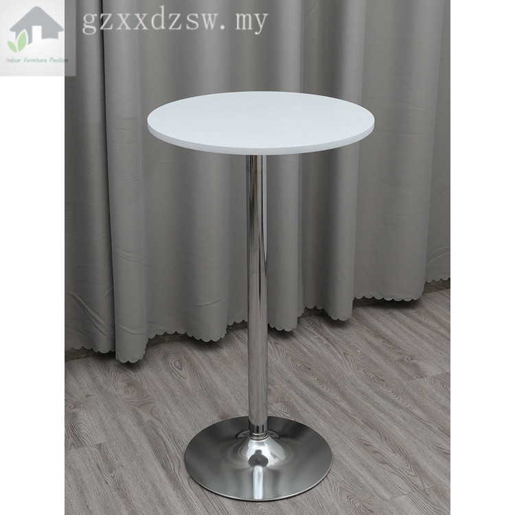 High Table Bar Table Round Simple Cocktail Table Lift Rotating Small ...