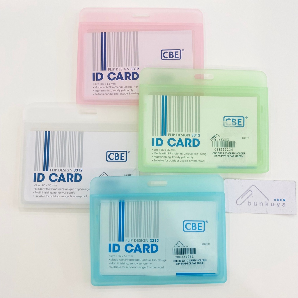 CBE ID Card Holder Clear 3312 | Shopee Malaysia