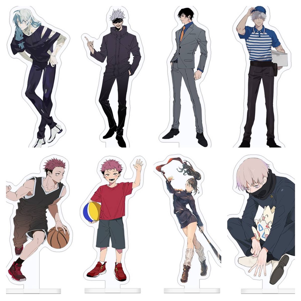 SQ2 Jujutsu Kaisen Anime Figure Model Toy Acrylic Stands Gojo Satoru ...