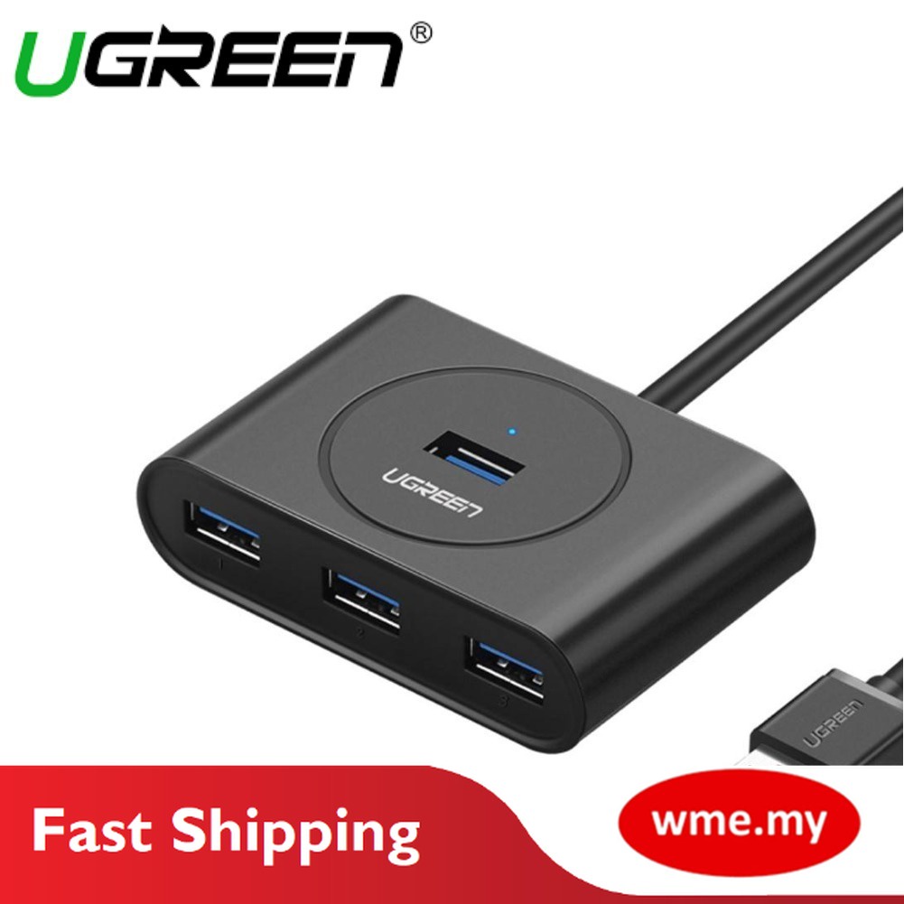 Ugreen USB HUB 3.0 4-PORT 1M Meter (Black) | Shopee Malaysia
