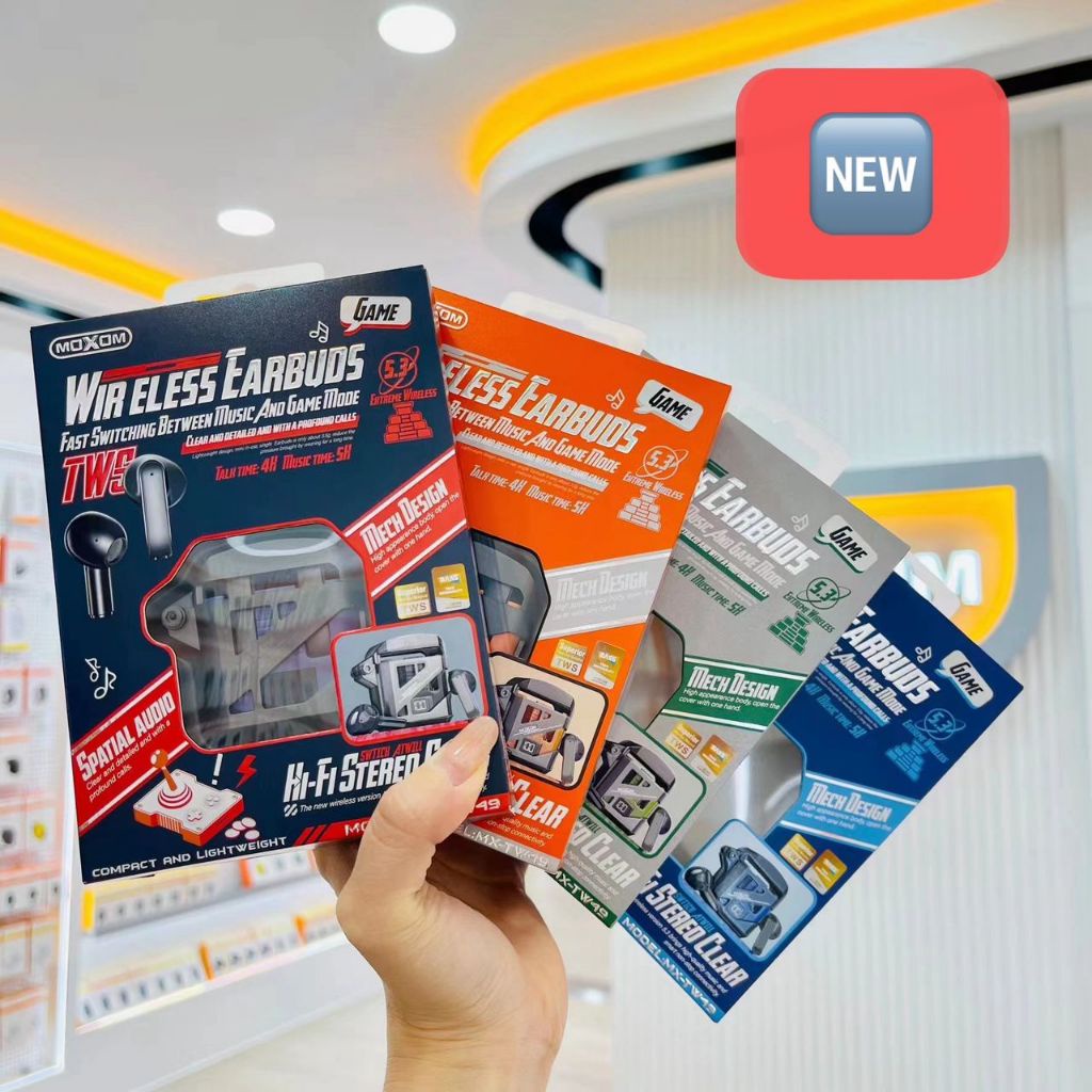 MOXOM MX-TW49 TWS Wireless Earbuds | Shopee Malaysia