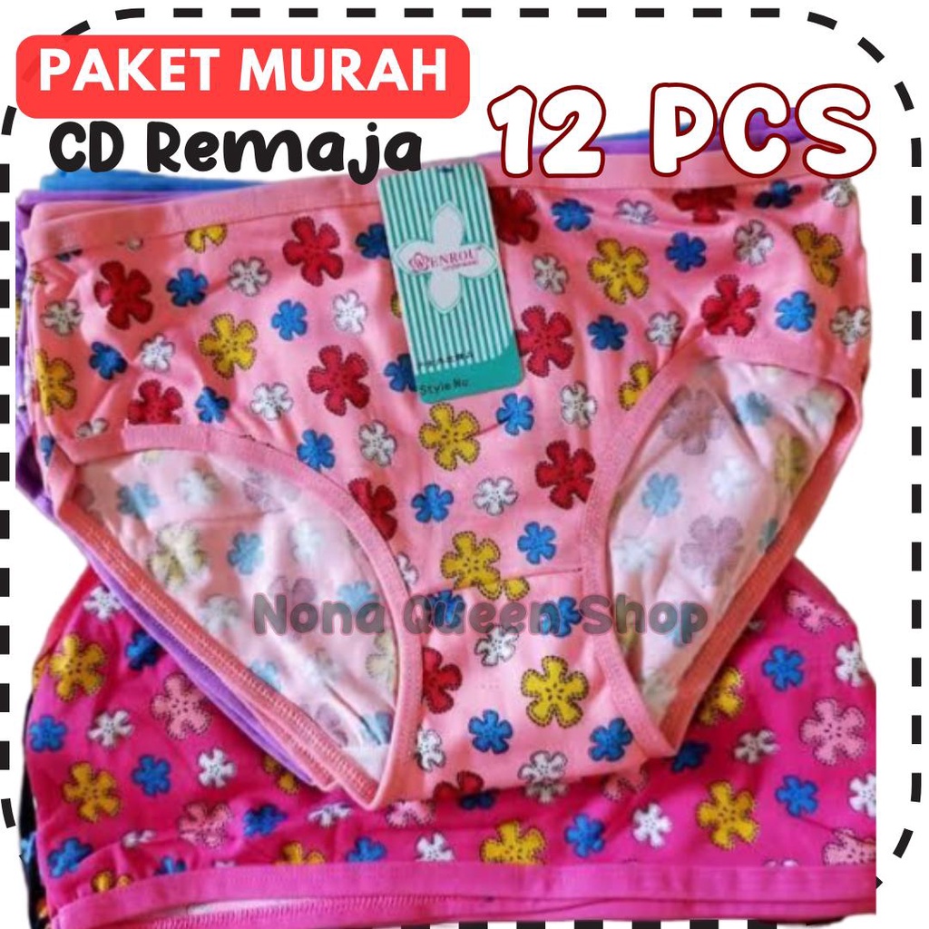 1 DOZEN (12 PCS) CD WOMEN'S UNDERWEAR FOR TEENAGE GIRLS ABG IMPORTED ...