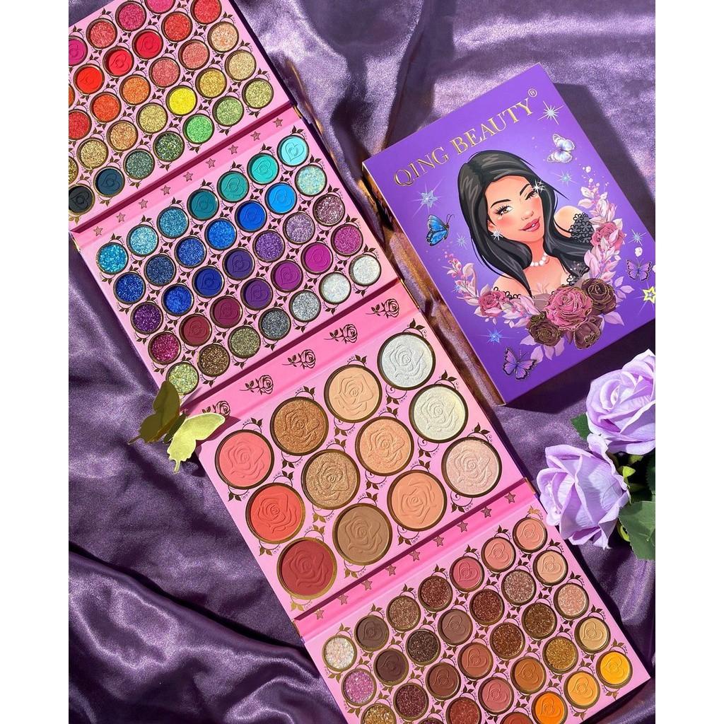 Bronze Girl Big Eyeshadow Palette Makeup Gift Sets 117 Colors Makeup ...