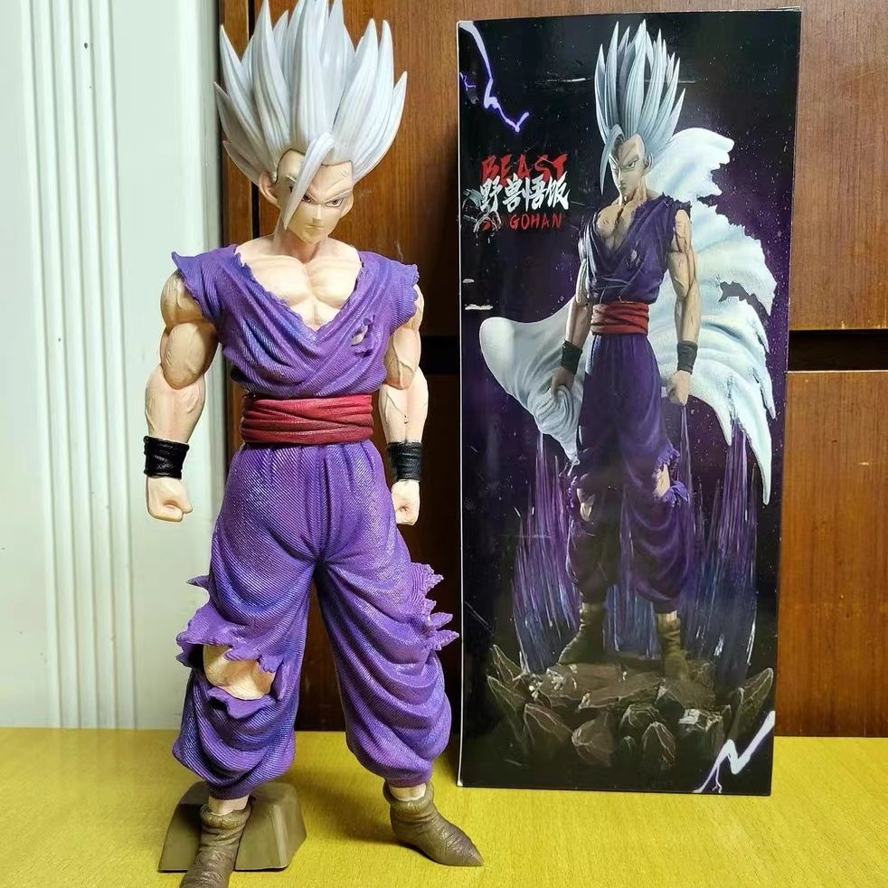 Dragon Ball Series White God Gohan Beast Superhero Figure Model Super ...