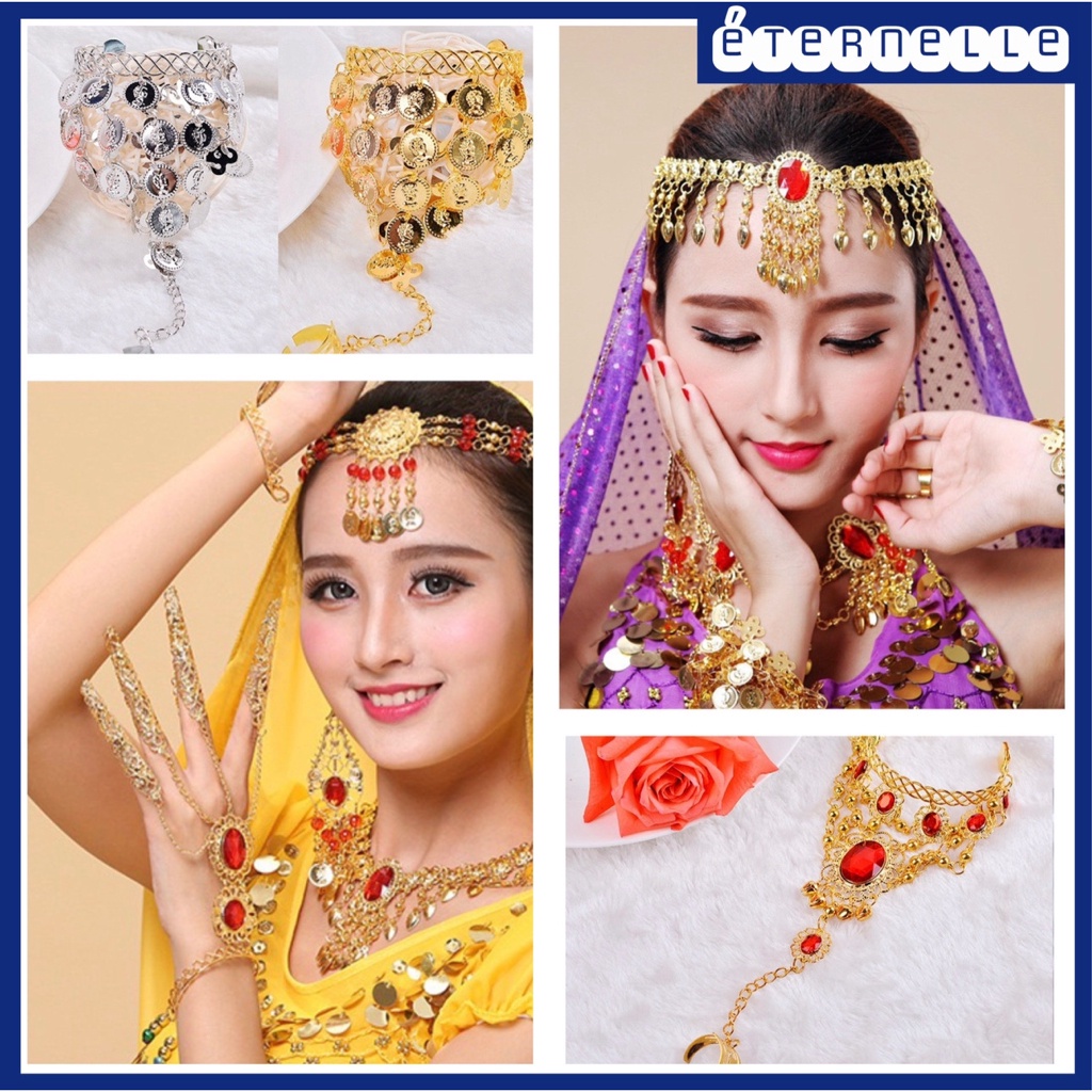 Arabian accessories Indian belly dance bracelet Arabian headwear women ...