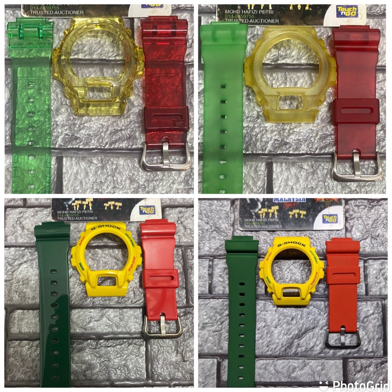 BNB DW6900 RASTA (TALI TEBAL) + BUCKLE JAPAN | Shopee Malaysia