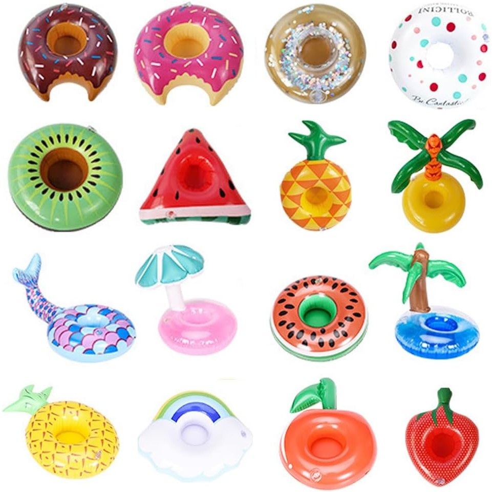 E-TING 5PCS Swim Ring Fun Swimming Pool Float Raft Lilo Lifebuoy for 11 ...