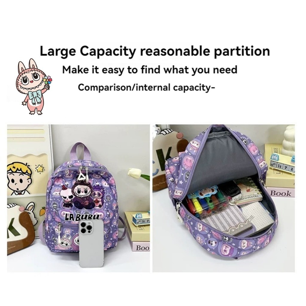 NEW Labubu Cartoon Cute Primary School Girl Elementary School Large ...