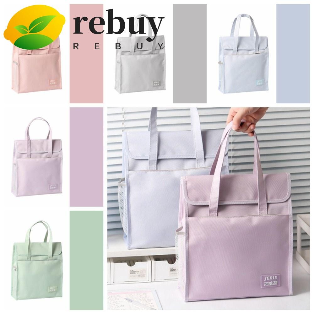 REBUY Student Tutorial Bags, A4 File Folders File Organizer A4 Document ...