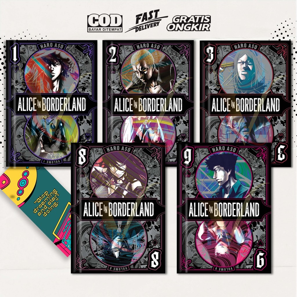Alice in Borderland (9 Book Series) by Haro Aso (English Version ...