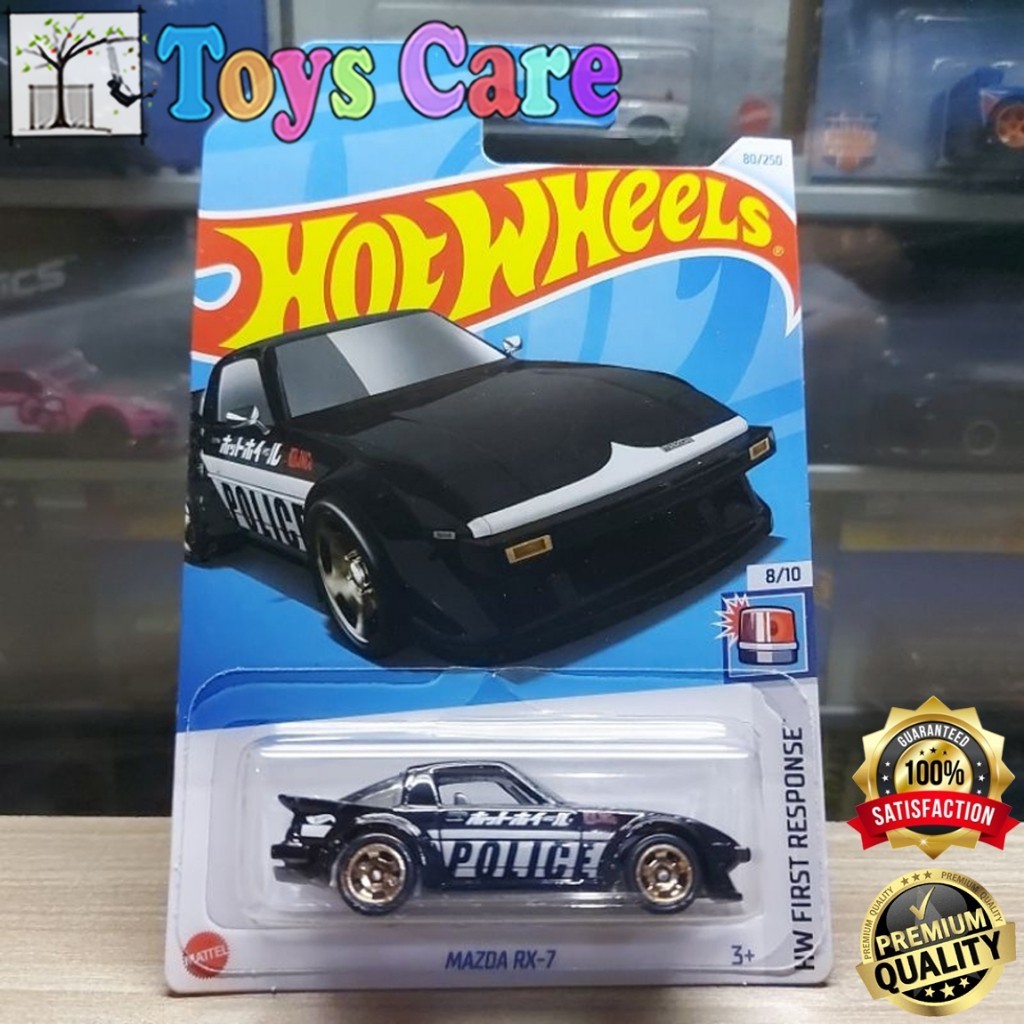 Hot Wheels Mazda RX-7 Police 2022 2024 First Response JDM Hotwheels ...