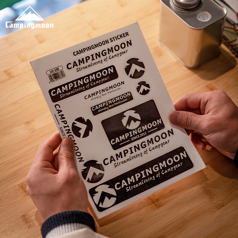 Campingmoon LG-100 Sticker logo Camping Peripheral Adhesive Waterproof ...