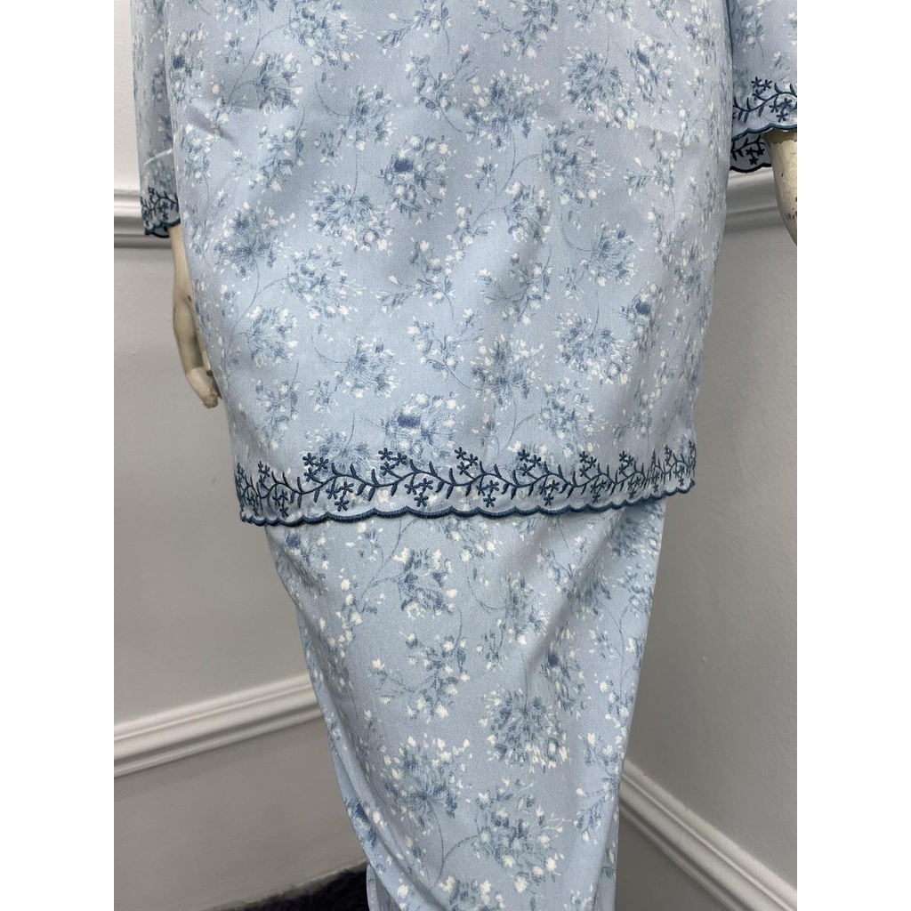 L00043 Kurung Moden SULAM Floral Dan Kain Duyung Muslimah FASHION [SIZE: 38-50 ] | Shopee Malaysia