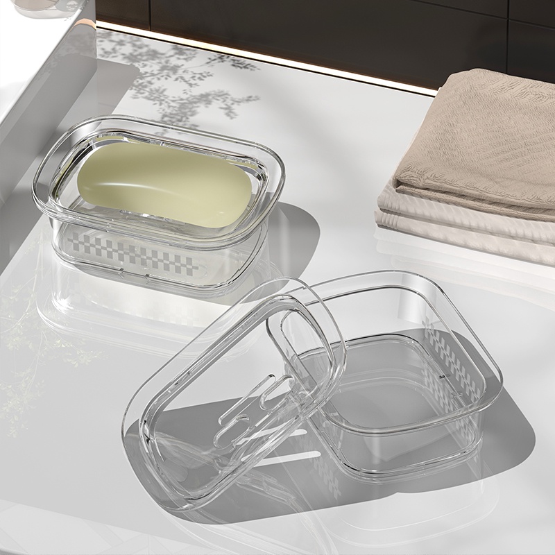 Detachable Double Layer Waterproof Body Open Soap Storage Box HOME ...