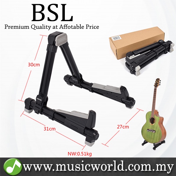 BSL J-20 Foldable Guitar Stand A Frame Folding Universal For Guitar ...
