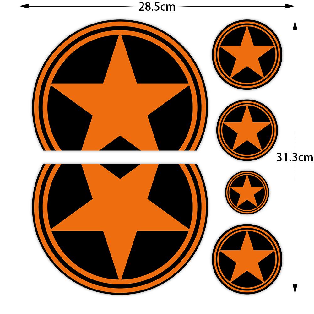 Reflective Motorcycle Sticker Decor Motor Bike Scooter Electric Vehicle ...