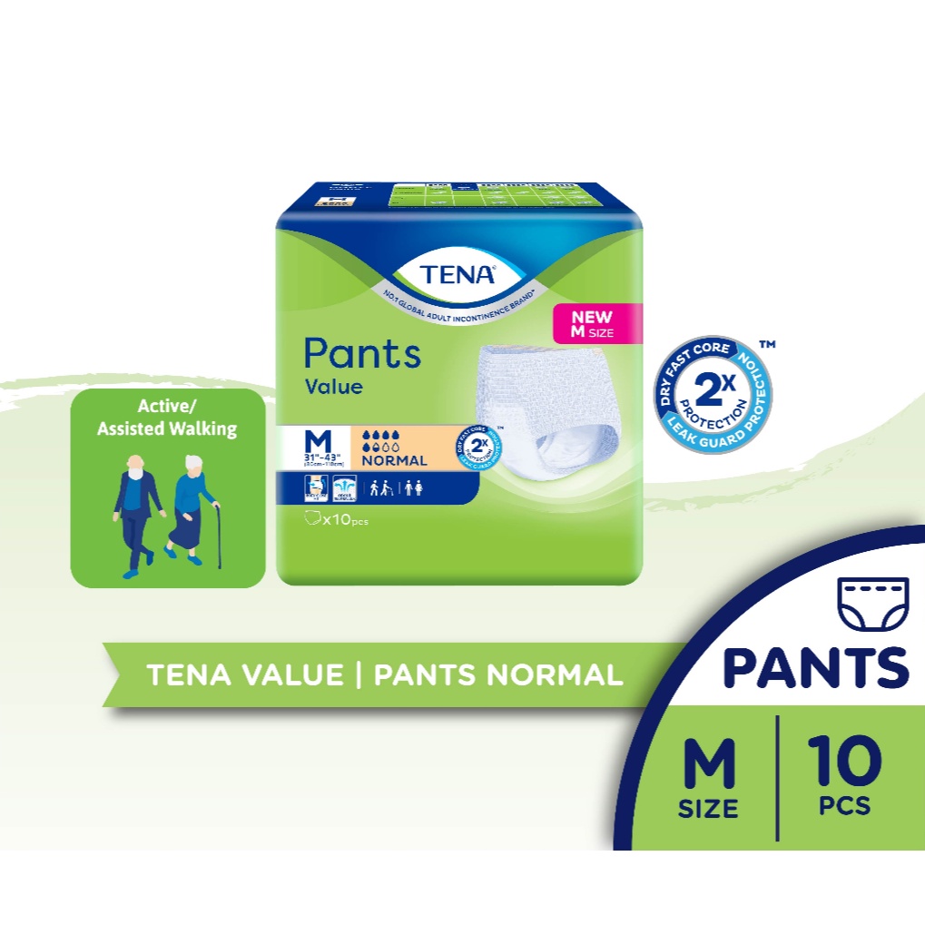 TENA Pants Value Adult Diaper (M10s/L10s/XL8s) | Shopee Malaysia