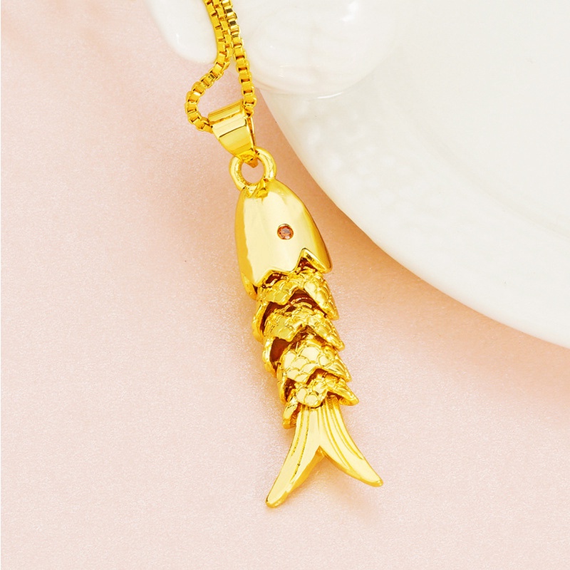 Women man 916 Gold Prosperity Arowana Fish Pendants / Loket Ikan Kelisa ...