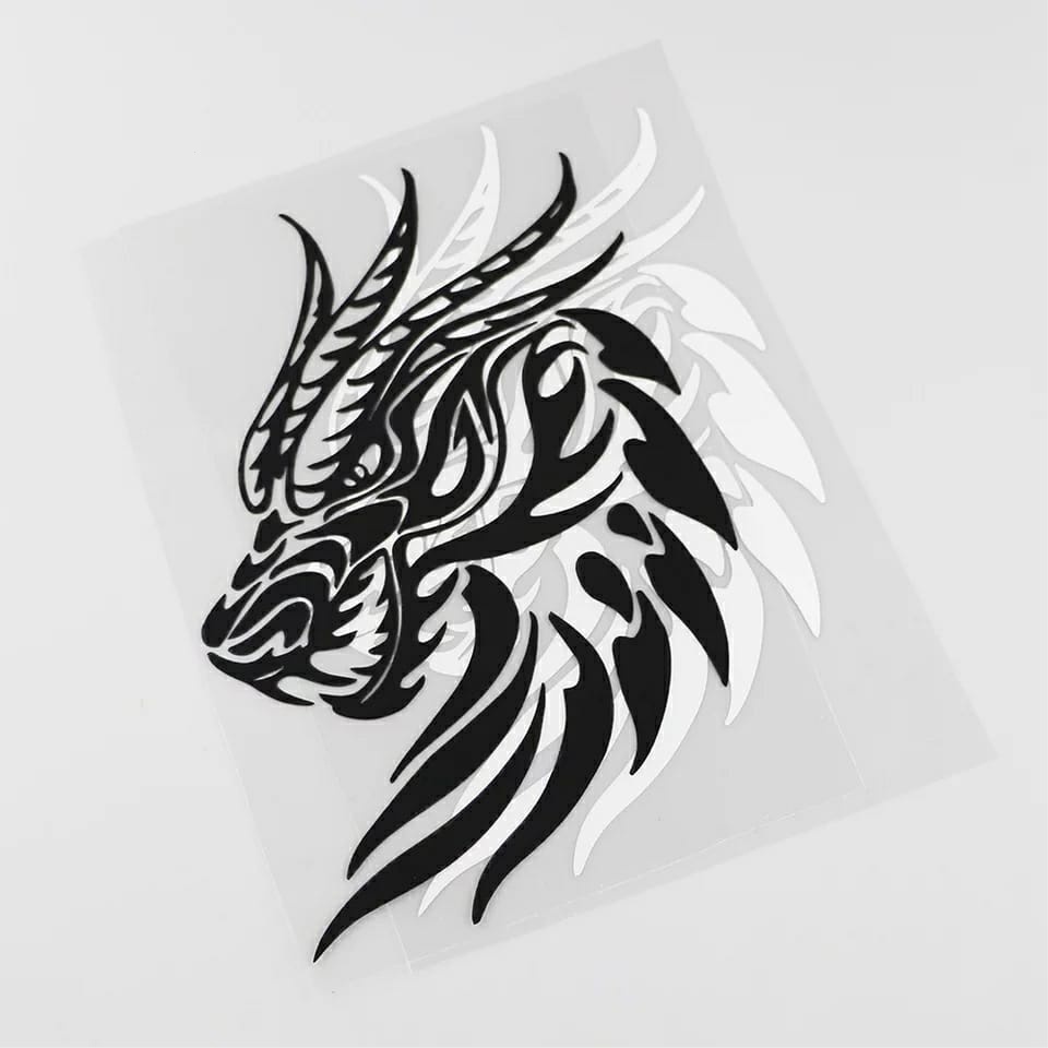 Dragon head stickers mitor Dragon King car stickers motor decal large ...