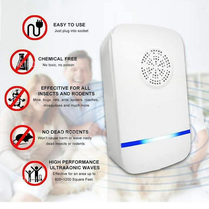 Ultrasonic Electronic Malaysia 3PinPlug Repellent Flea Mosquitoe Ant ...