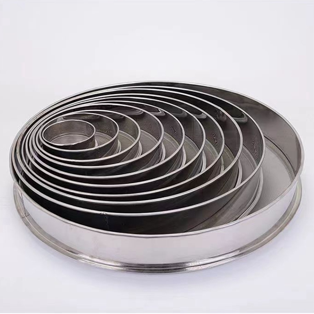 2-500 Mesh Round 304 Stainless Steel Strainers 10-35cm Kitchen Food ...