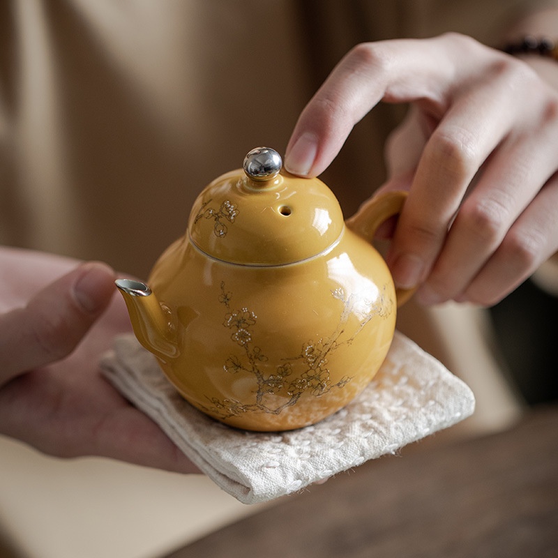 Dark Fragrance Teapot Handmade Teapot Single Pot Manual Hand-held Pot ...