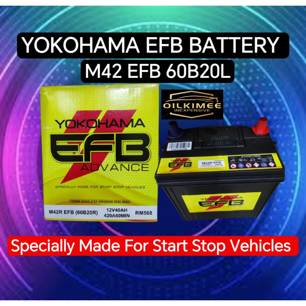 M42R YOKOHAMA EFB Advance M42 (I-Stop) Battery | Shopee Malaysia