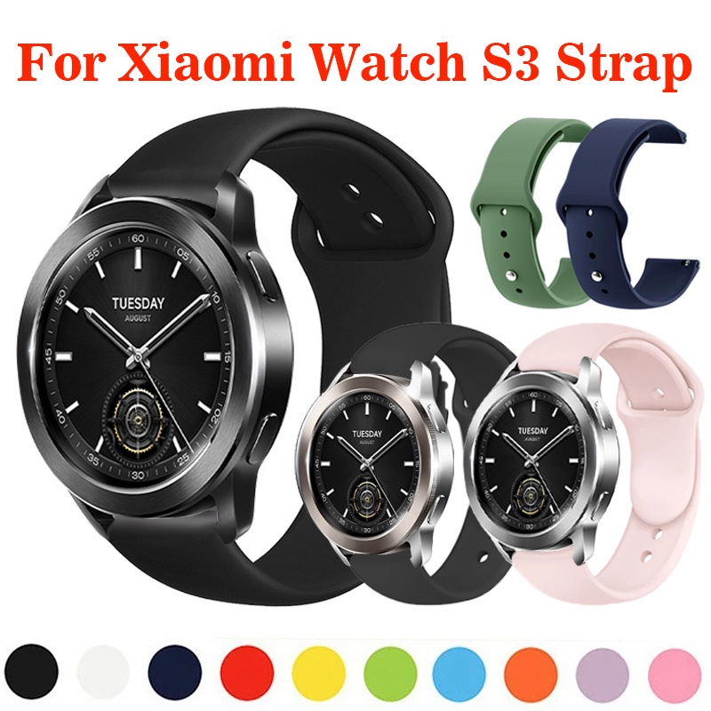 Compatible For Xiaomi watch S3 hyper OS Smartwatch soft silicone band ...