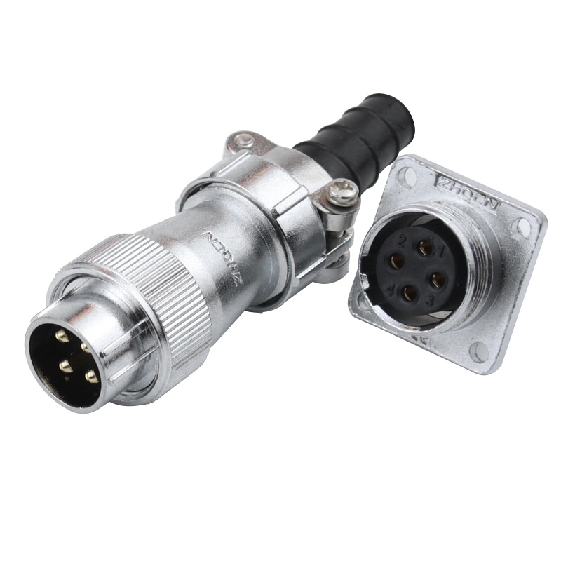 ZHQCN WS20 TY/Z 5A to 25A AC/DC Panel Power Connector Male Plug Female ...